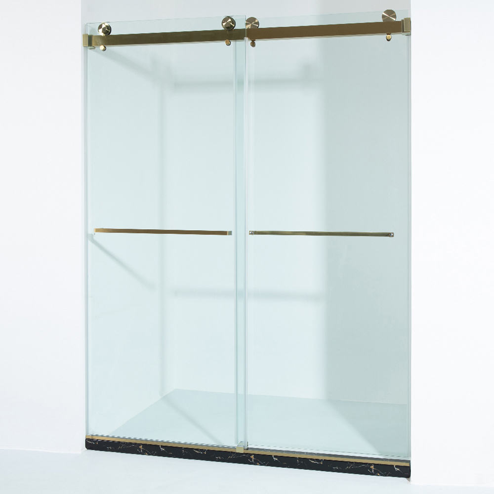 AS-8855D Double Sided Sliding Shower Door - APIS Shower