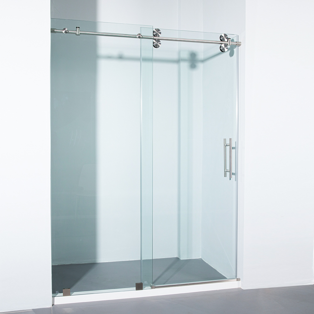 AS-2960 Tempered Frameless Sliding Shower Door - APIS Shower