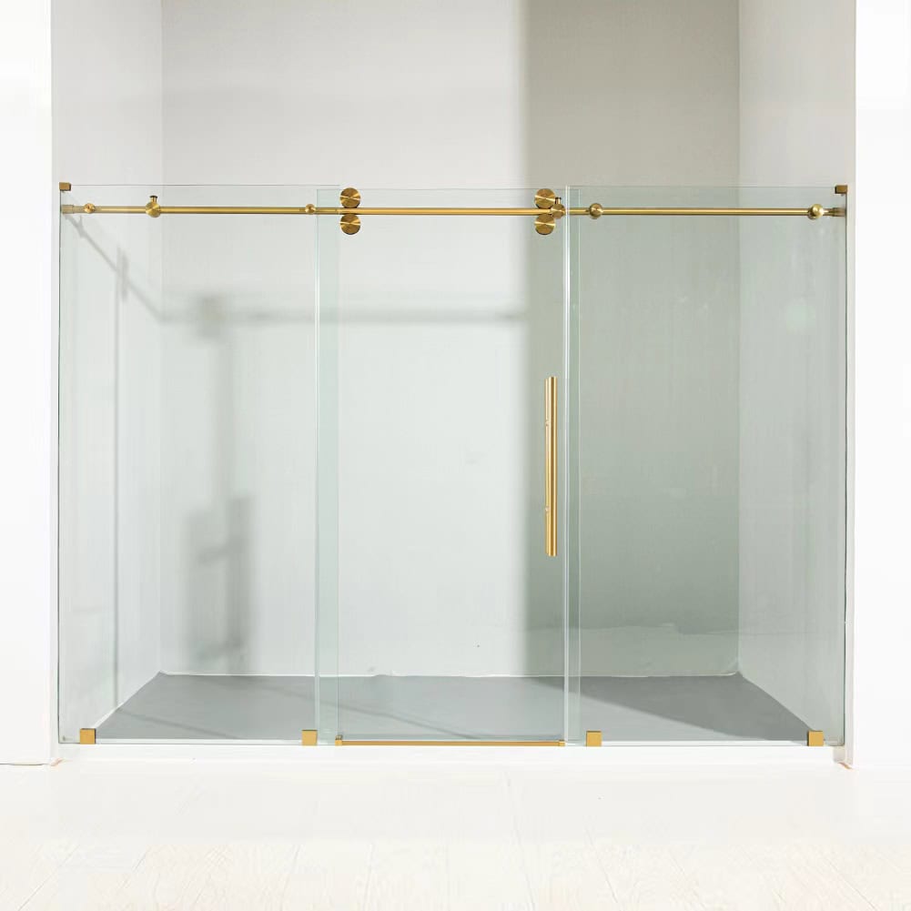 AS-2970L Deluxe Frameless Sliding Shower Door - APIS Shower
